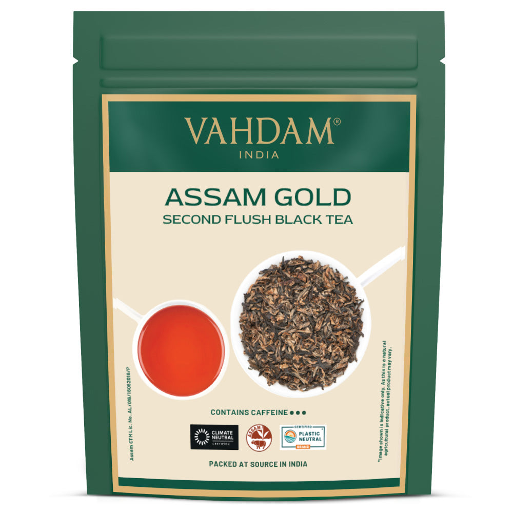 Assam Gold Second Flush Black Tea, 3.53oz/100g