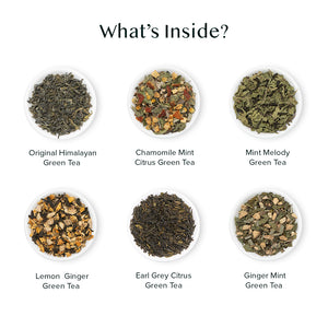 Green Tea Assortment Set, 6 Variants